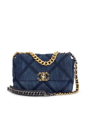 Chanel Medium 19 Flap Bag - Blue
