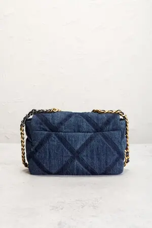 Chanel Renew Medium 19 Flap Bag - Blue