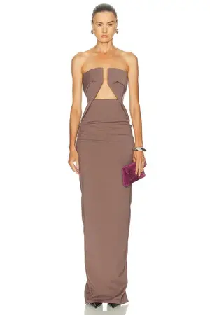 Rick Owens Prong Gown - Grape