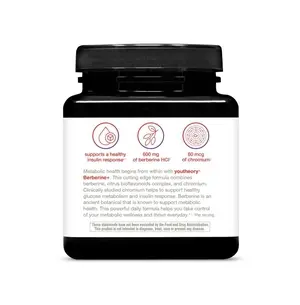 YOUTHEORY Berberine Plus Daily Sugar Balance Supplement