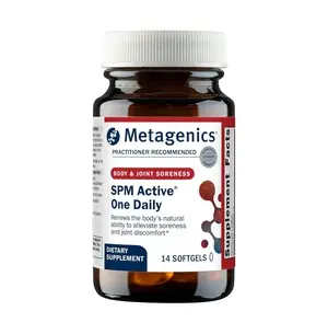 METAGENICS Spm Active One Daily Supplement Next Generation Omega Fish Oil With Pro Resolving Mediators For Joint Soreness And Soothing 14 Softgels - No Color