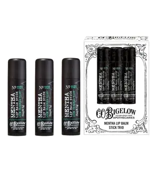 C.O. BIGELOW Mentha Lip Balm Stick Trio - No Color