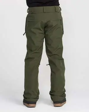 Volcom Freakin Snow Chino Pants - Dkgreen