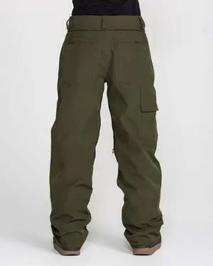Volcom Pollock Baggy Pants - Dkgreen