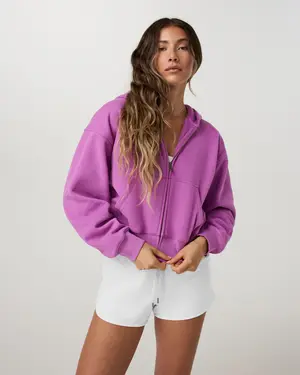 Vuori Vuori Restore Essential Full Zip Hoodie Bloom