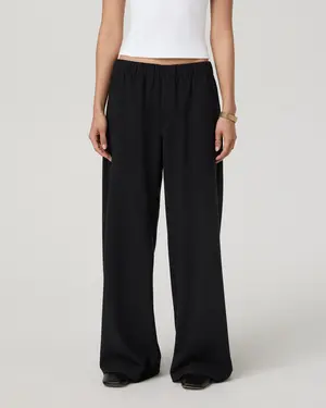 Vuori Sander Elastic Waist Trouser Long - Black