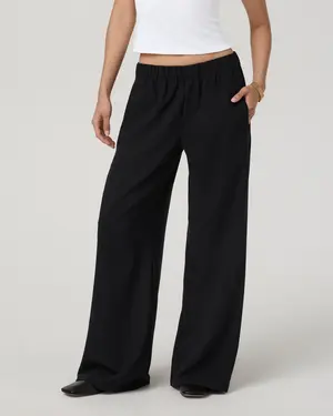 Vuori Sander Elastic Waist Trouser Long - Black