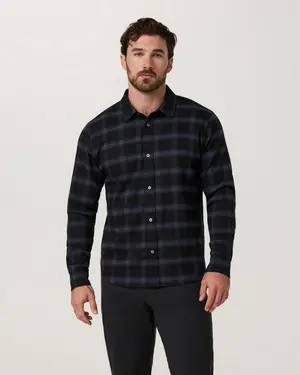 Vuori Vuori Long Sleeve Flannel Shirt Black