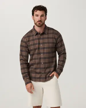 Vuori Vuori Long Sleeve Flannel Shirt Elm