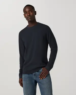 Vuori Waffle Crew Neck T-shirt - Ink
