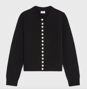 Celine Boatneck Sweater In Wool And Cashmere - Grey