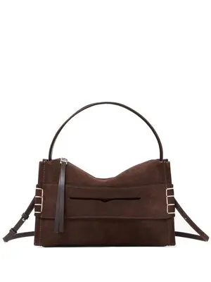 JW Anderson Loafer Leather Shoulder Bag - Brown
