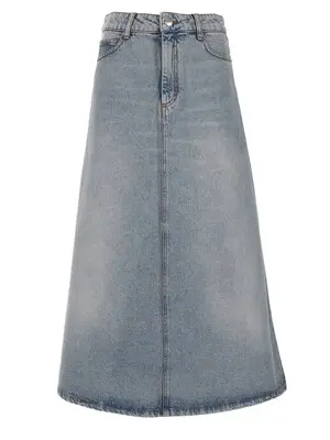 AMI Paris Cotton Maxi Skirt