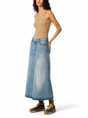 AMI Paris Cotton Maxi Skirt