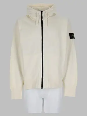 Stone Island Felpa Con Patch Logo