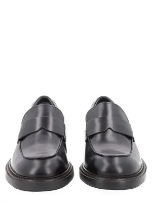 Hogan H704 Leather Loafers
