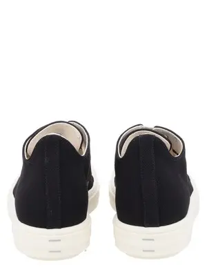 Rick Owens Sneaker Basse In Denim Di Cotone