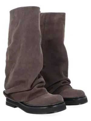 Attico Robin Combat Boots - Brown