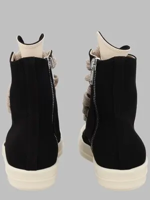 Rick Owens Jumbolace High Top Sneakers