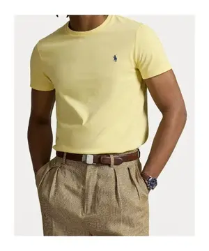 Polo Ralph Lauren Logo Crew Neck T-shirt - Yellow