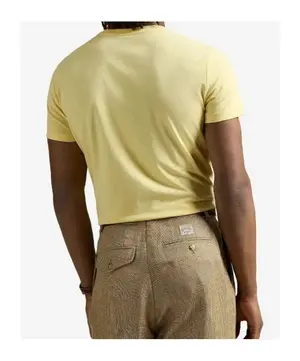 Polo Ralph Lauren Logo Crew Neck T-shirt - Yellow