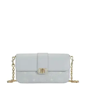 Mcm Logo Buckle Shoulder Bag