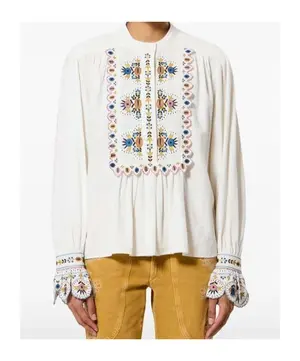 Isabel Marant Étoile Monique Embroidered Top