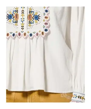 Isabel Marant Étoile Monique Embroidered Top