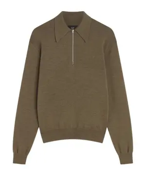 Phoebe Philo Long-sleeved Zip-up Polo Shirt