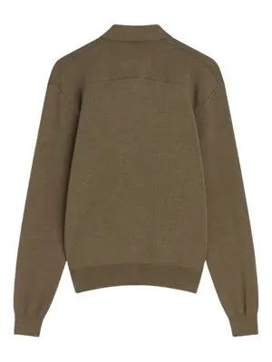 Phoebe Philo Long-sleeved Zip-up Polo Shirt