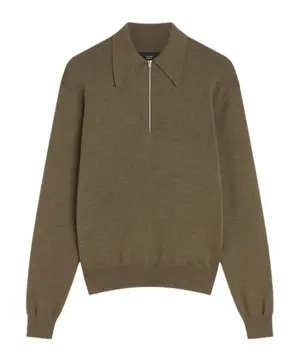 Phoebe Philo Long-sleeved Zip-up Polo Shirt - No
