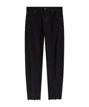 Phoebe Philo Fringed Edge Straight-leg Jeans