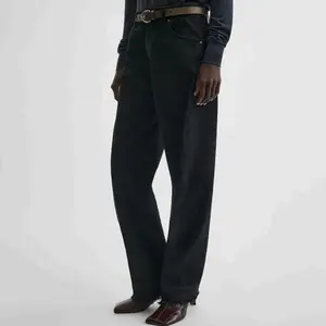 Phoebe Philo Fringed Edge Straight-leg Jeans