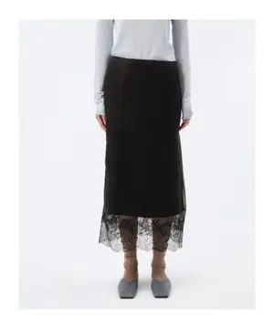Carven Sheer Lingerie Skirt