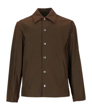 Dries Van Noten Long-sleeve Overshirt - Brown