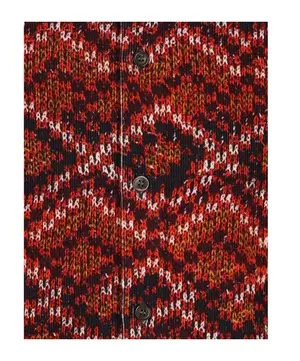 Dries Van Noten Knit-pattern Corduroy Shirt
