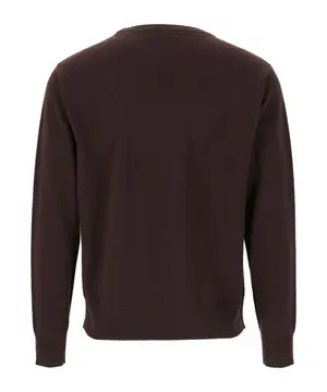 Dries Van Noten Long-sleeved Crew-neck Shirt - Brown