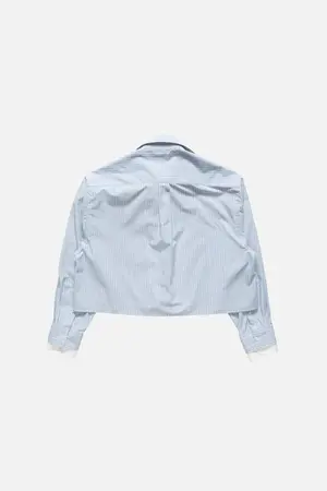 Acne Studios Striped Layered Effect Shirt