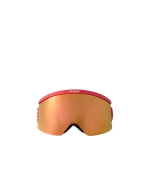 Celine Logo Ski Goggles - Red