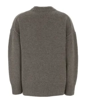 Co Ribbed Knit Oversized Pullover Sweater