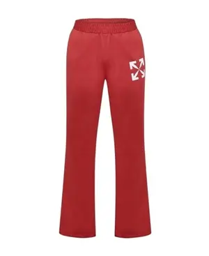 Off-White Printed Sweatpants - Red