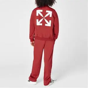 Off-White Printed Sweatpants - Red