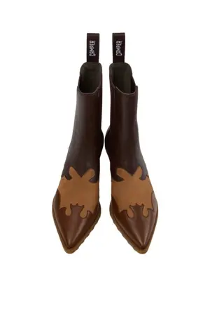 Camper Leather Ankle Boots - Brown