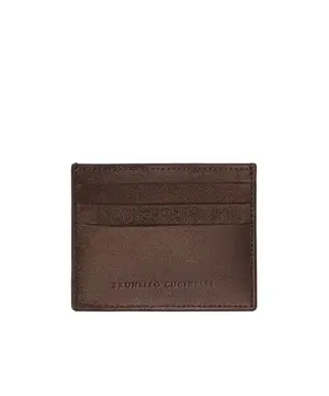 Brunello Cucinelli Suede Card Case