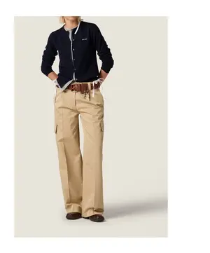 Miu Miu Belted Cargo Pants
