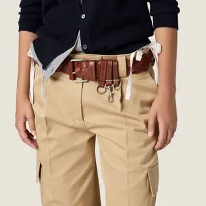 Miu Miu Belted Cargo Pants