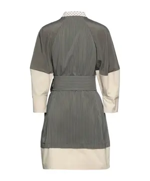 Chloé Stand-collar Dress With Belt