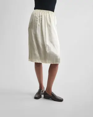 Phoebe Philo Elastic Waistband Midi Skirt