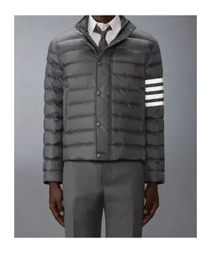 Thom Browne Four-bar Stripe Detail Down Jacket