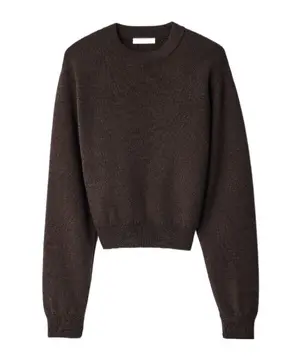 LEMAIRE Short Sweater In Felted Merino Wool